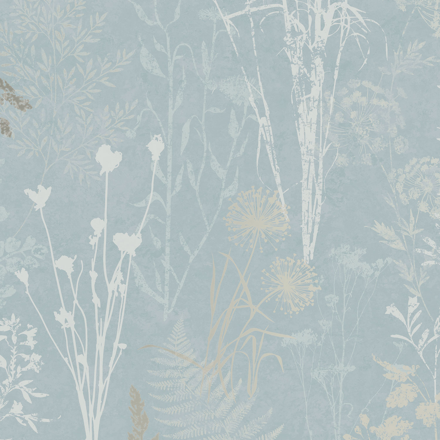 Modrá vliesová tapeta na zeď, květiny, listy, 120715, Vavex 2025 | Tapety pro Váš domov ...