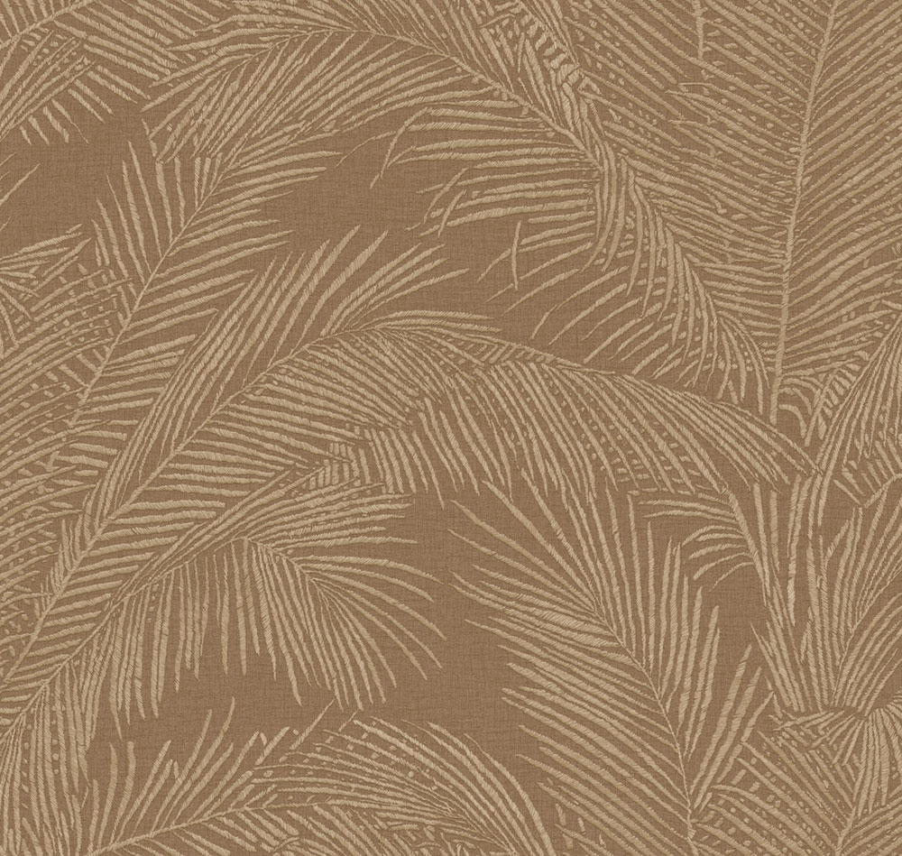 Luxusní vinylová tapeta na zeď, hnědá, listy, 81532, Lanai, Arte | Tapety pro Váš domov ...